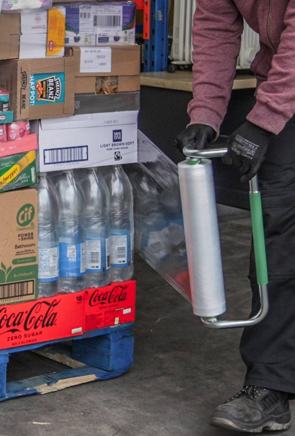 Hand Pallet Wrap Dispenser - Packed With Innovation | Lindum